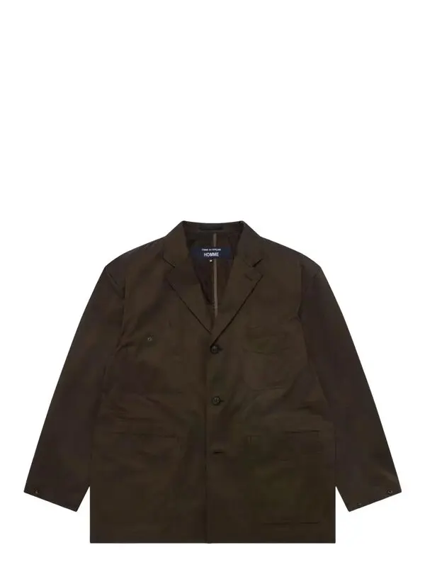 Comme Des Garçons Single-breasted Blazer - Brown