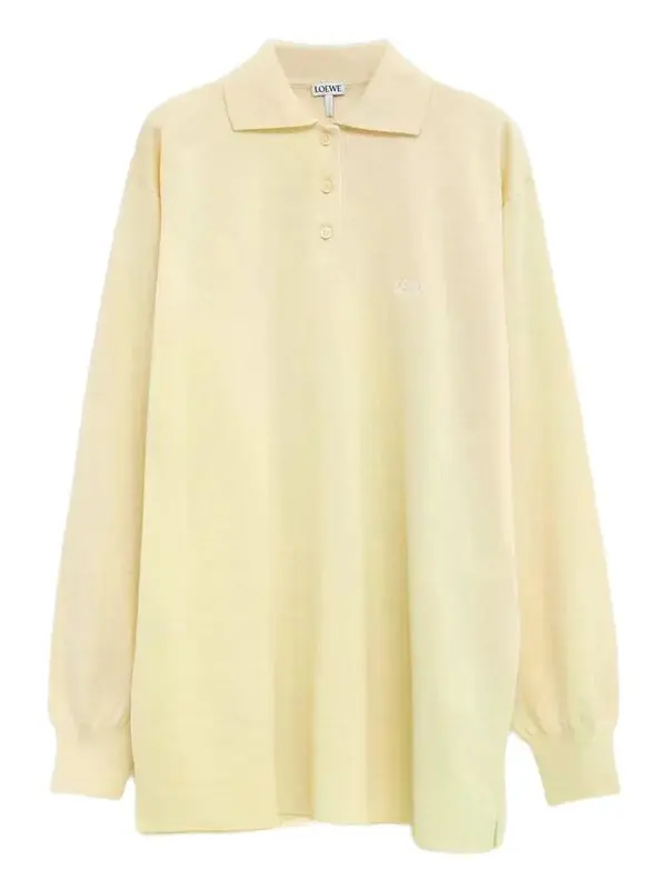 Loewe Embroidered Polo Shirt - Yellow
