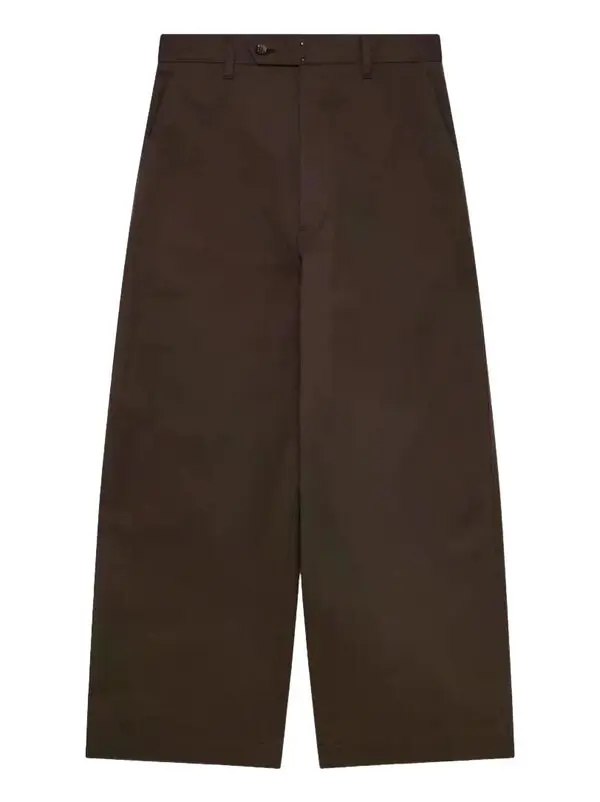 Comme Des Garçons Wide-leg Trousers - Brown