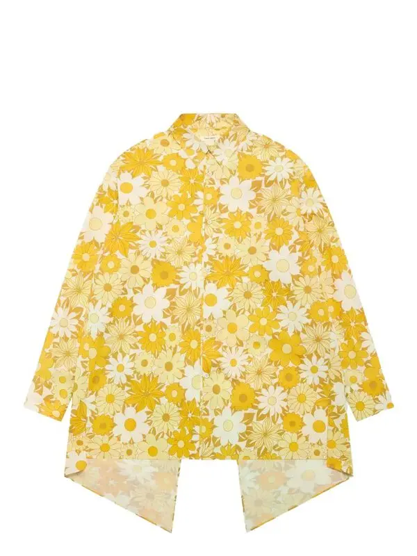 CRAIG GREEN Floral-print Shirt - Yellow