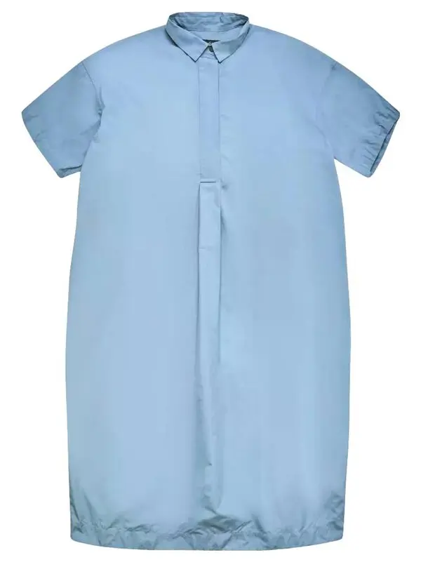 BERGFABEL Short-sleeve Midi Shirt Dress - Blue