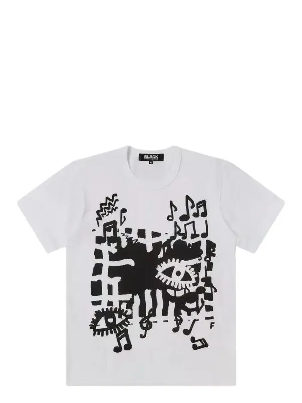 Comme Des Garçons Graphic-print T-shirt - White
