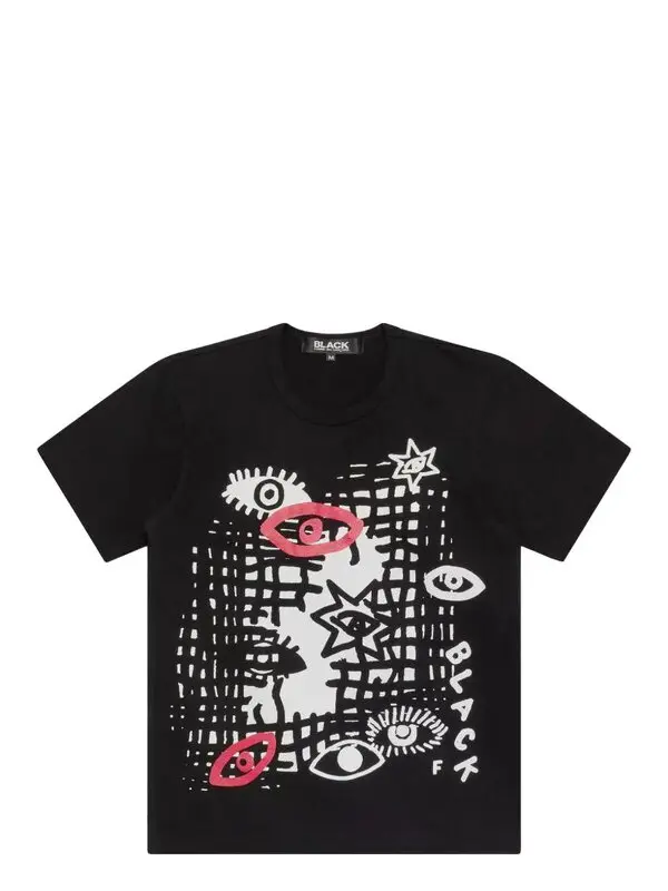 BLACK COMME DES GARÇONS Graphic-print T-shirt - Black