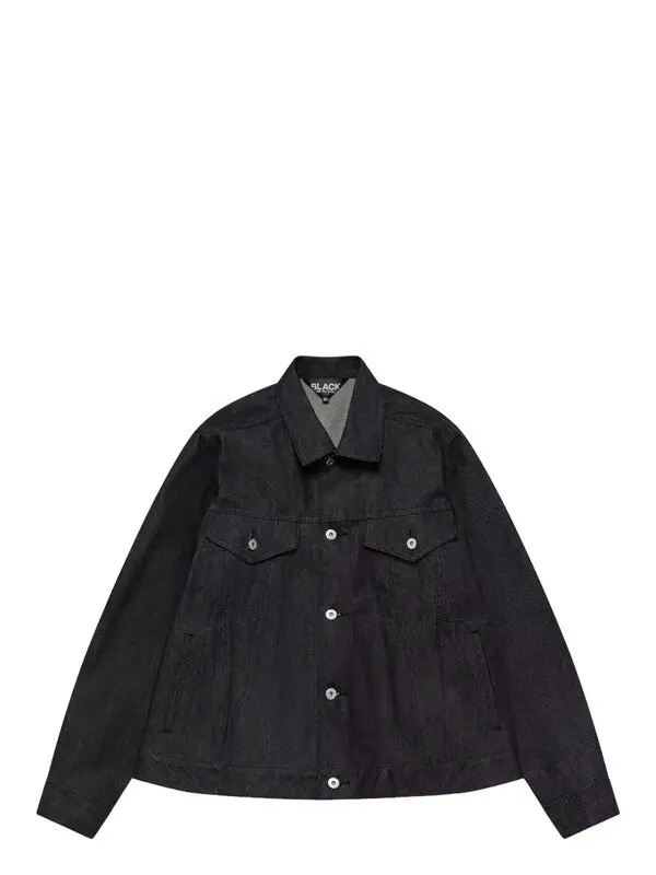 BLACK COMME DES GARÇONS Denim Trucker Jacket - Black