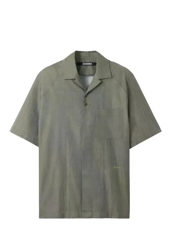 Jacquemus Chest-pocket Short-sleeve Shirt - Green