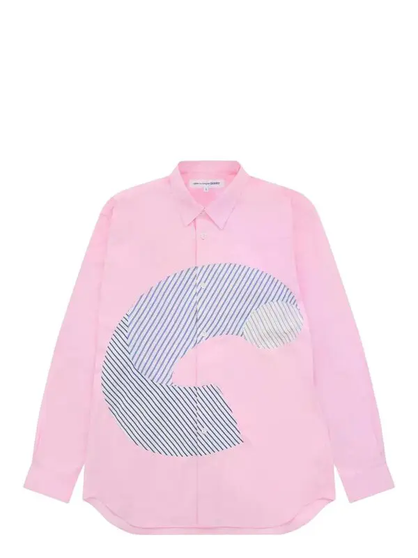 Comme Des Garçons Panelled Shirt - Pink