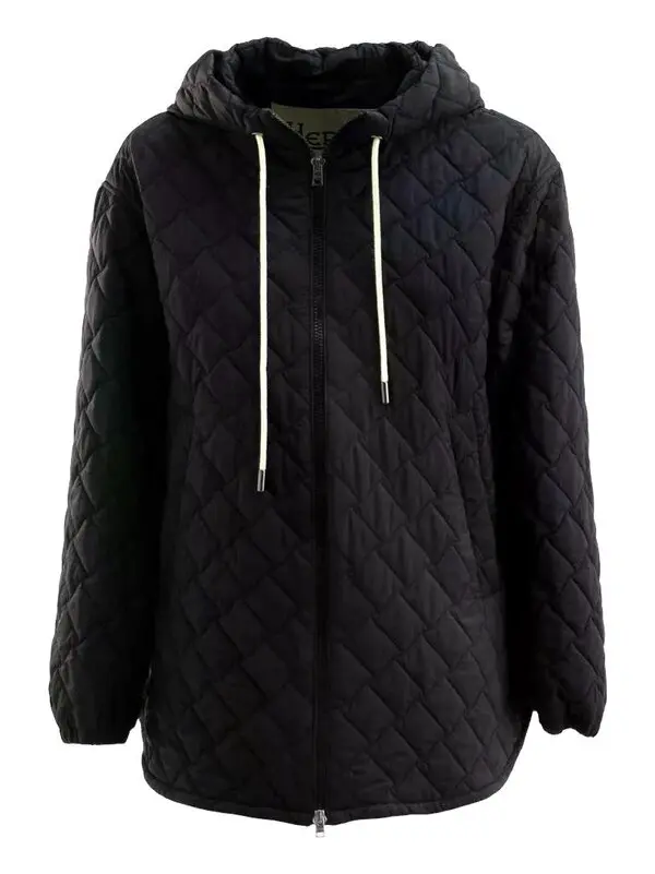 Herno Hooded Quilted Jacket - Black