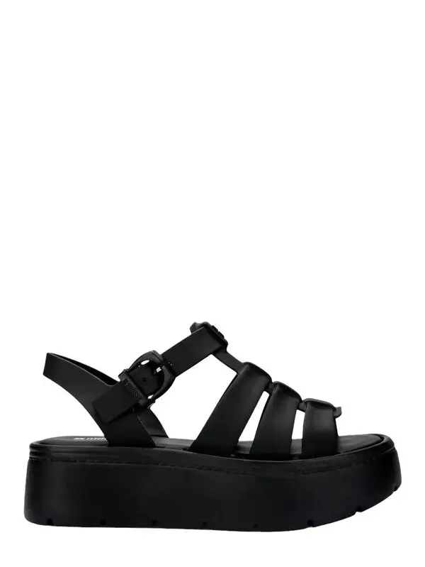 Melissa Up Platform Strap Sandals - Black