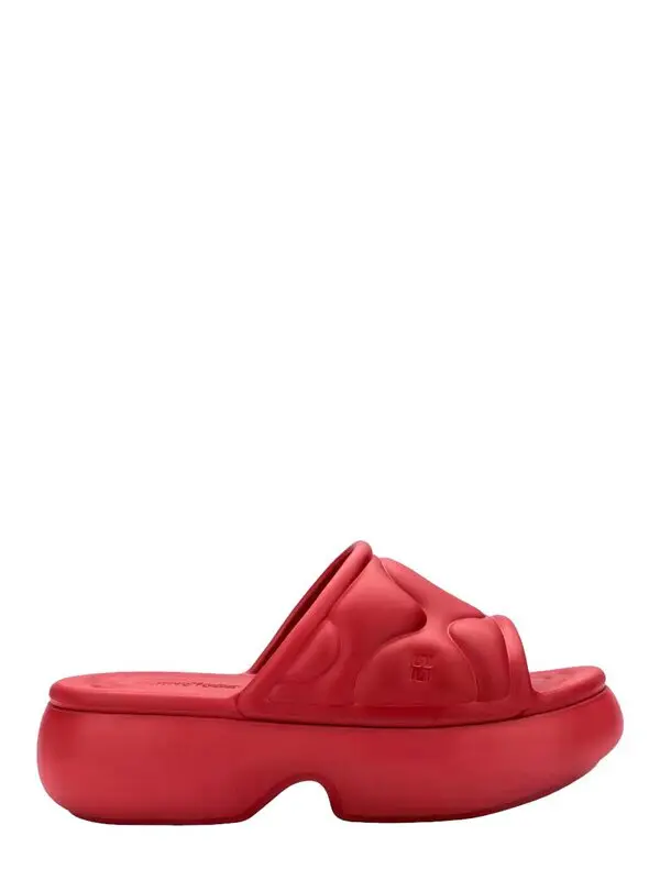 Melissa Free Puff Platform Slides - Red