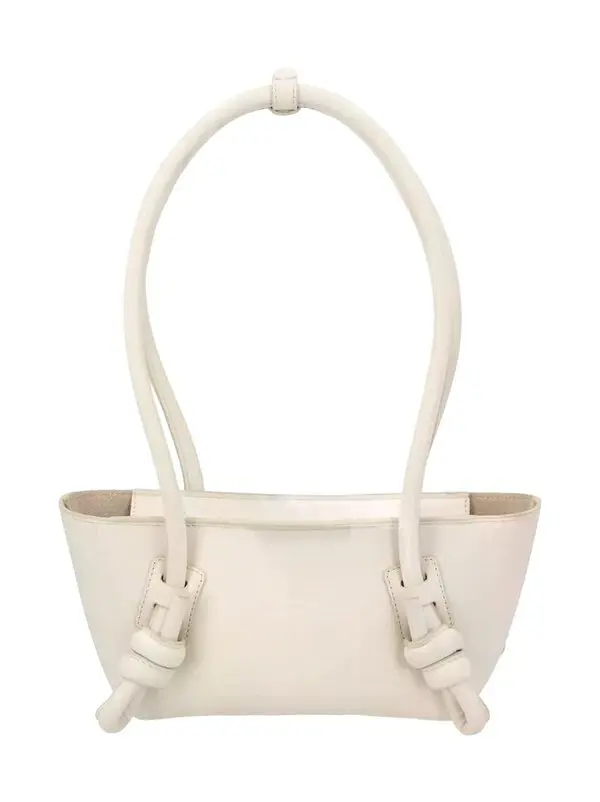Hereu Mini Fleca Shoulder Bag With Knot Detail - Neutrals