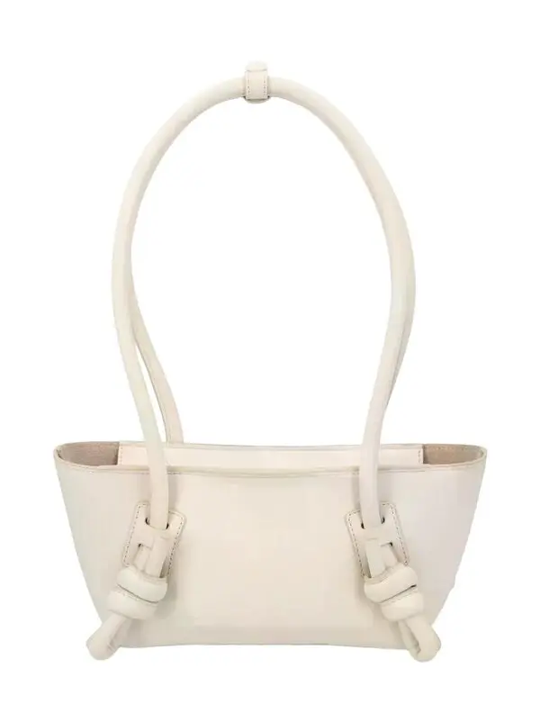 Hereu Mini Fleca Shoulder Bag With Knot Detail - Neutrals