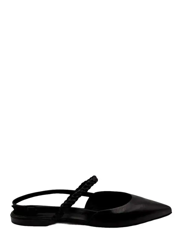 POMME D´OR Flat Pumps With Braided Detail - Black