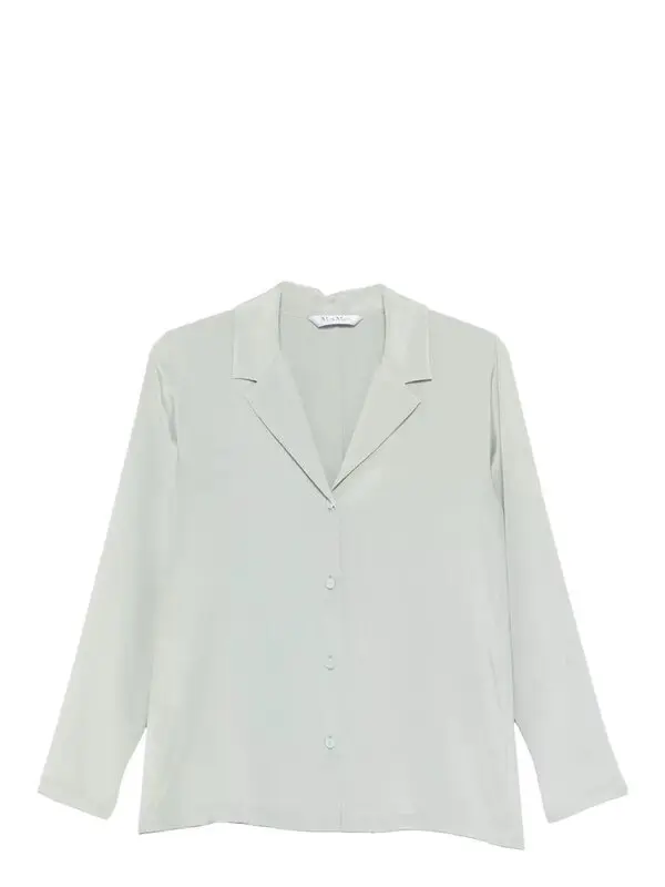 Max Mara Collared Buttoned Shirt - Green