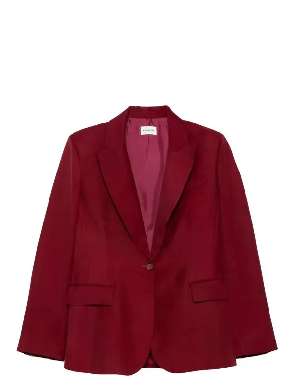 P.a.r.o.s.h Single-breasted Blazer - Red