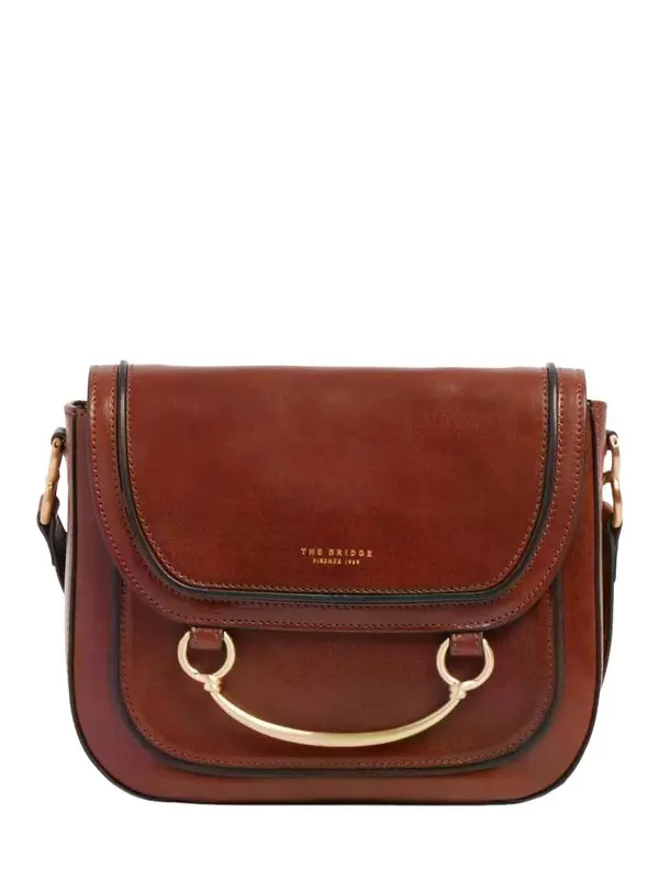 THE BRIDGE Leather Cross Body Bag - Brown