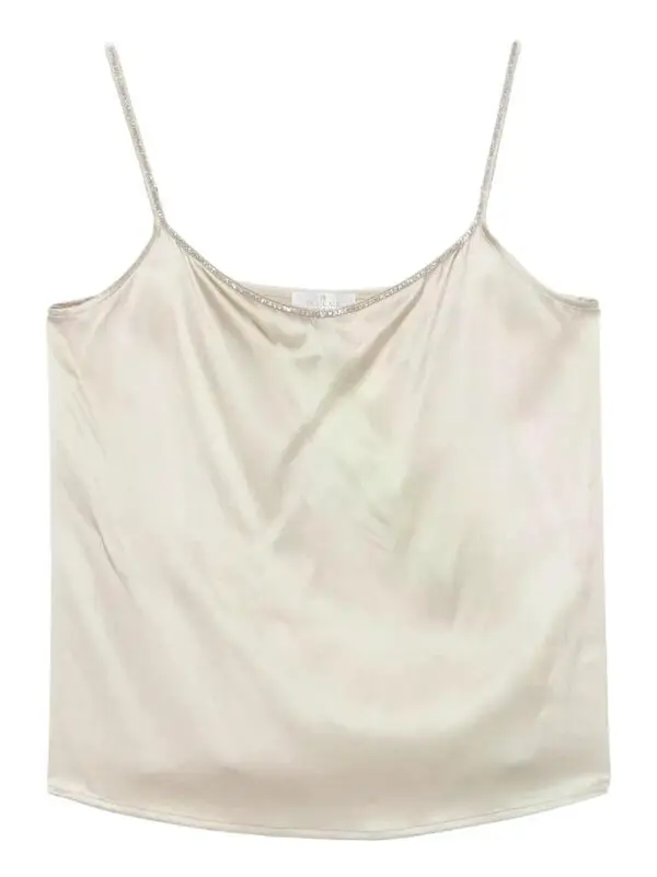 PANICALE Strap Blouse - Neutrals