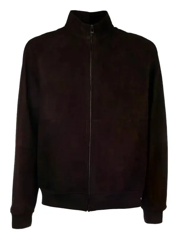 Corneliani Zip-up Bomber Jacket - Brown