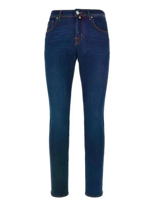 Jacob Cohen Logo-patch Jeans - Blue
