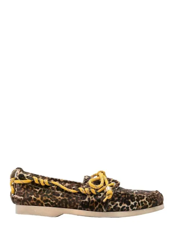 GOLDEN GOOSE Leopard-print Loafer - Neutrals