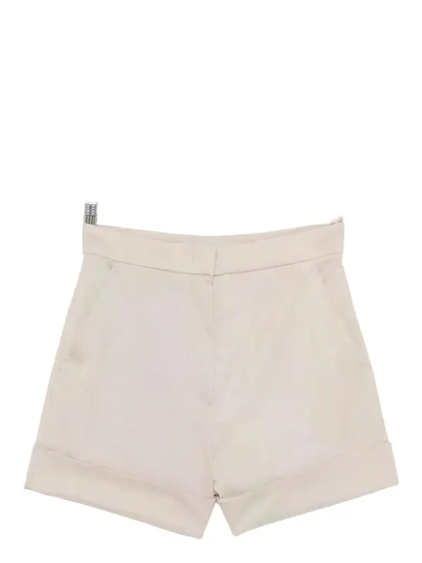 Max Mara Celebre Cuffed Shorts - Neutrals