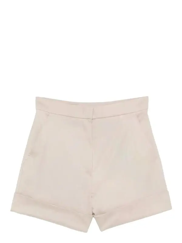 Max Mara Celebre Cuffed Shorts - Neutrals