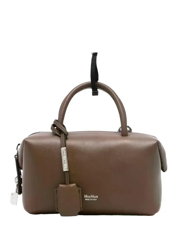 Max Mara Top Handle Satchel - Brown