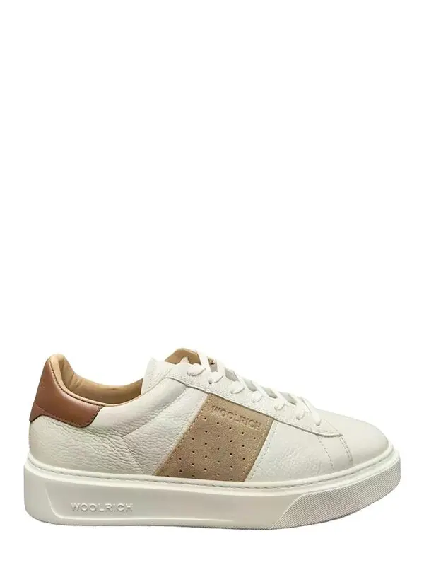 Woolrich Leather Sneakers - Neutrals