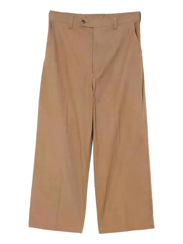 Comme Des Garçons Cotton Trousers - Brown