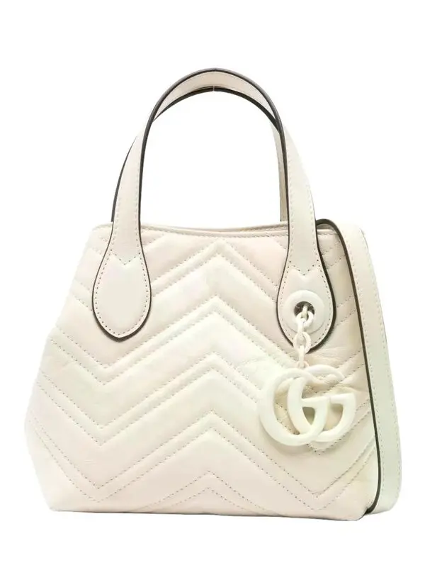 Gucci Gg Marmont Small Tote - Neutrals