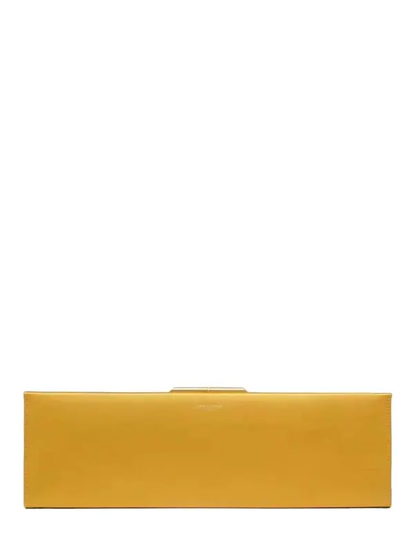 Saint Laurent Large Rectangular Clutch Bag - Yellow