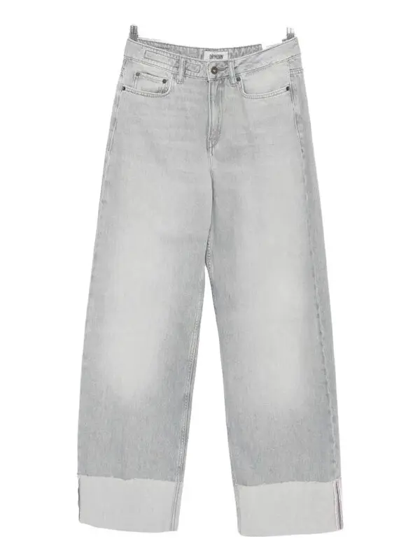 DRYKORN Five-pocket Jeans With Cuffs - Grey