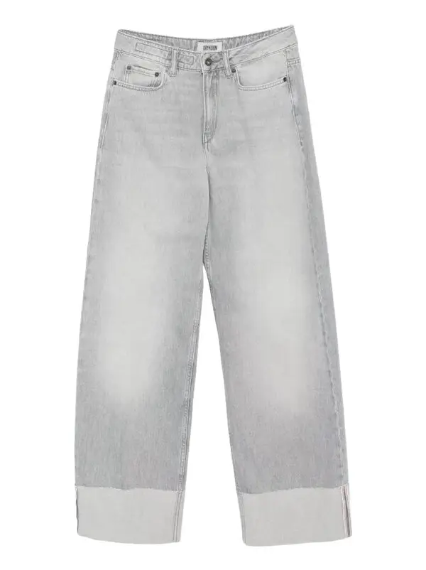 DRYKORN Five-pocket Jeans With Cuffs - Grey