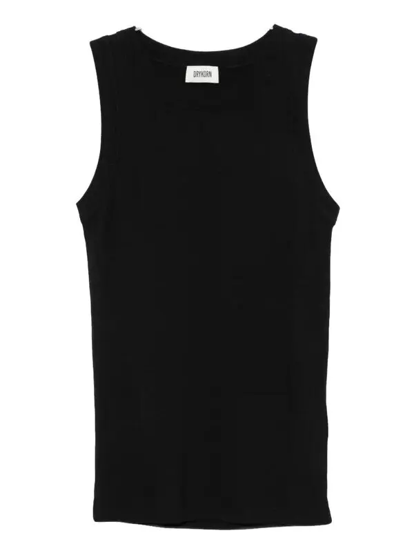 DRYKORN Olina Ribbed Tank Top - Black