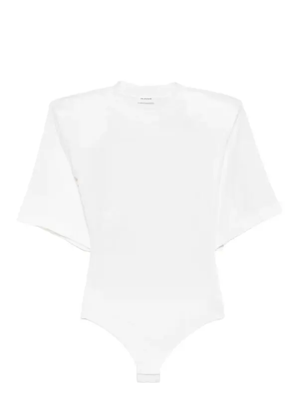 Andamane Short-sleeve Bodysuit - White