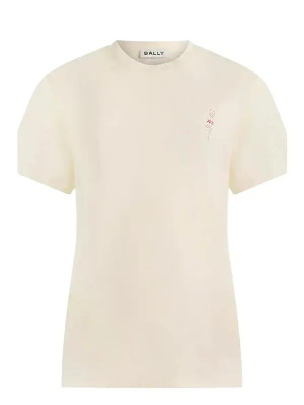 Bally Rina Cotton T-shirt - Neutrals