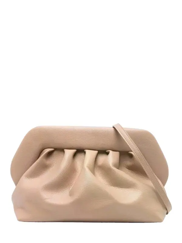THEMOIRE Bios Gathered Clutch Bag - Neutrals