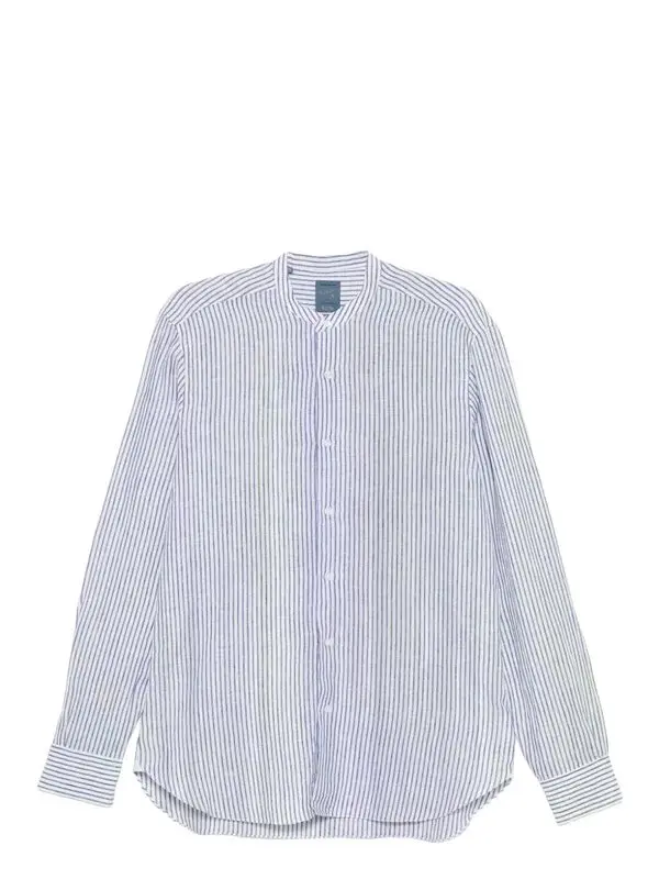 BARBA NAPOLI Striped Shirt - White