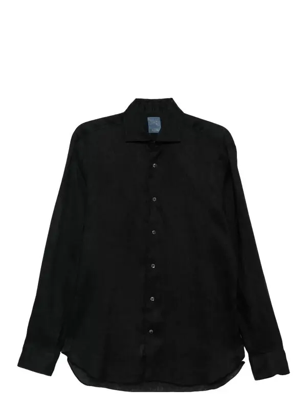 BARBA NAPOLI Long-sleeve Shirt - Black