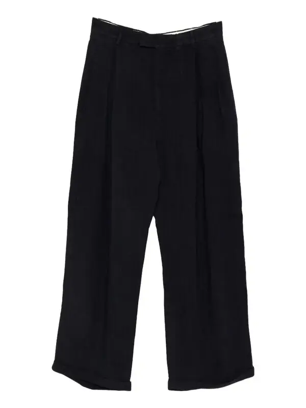 Barena Venezia Herringbone Trousers - Blue