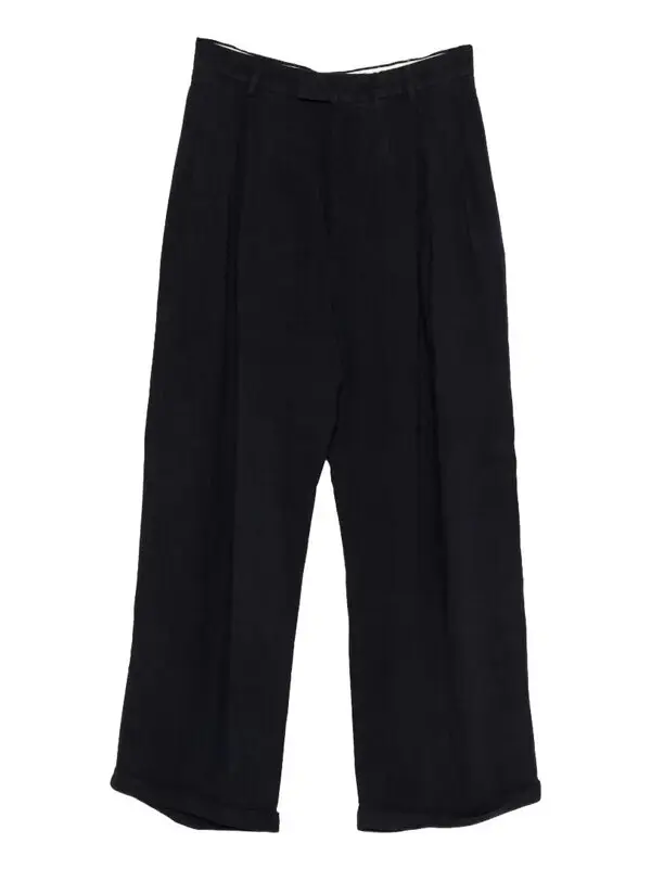 Barena Venezia Herringbone Trousers - Blue