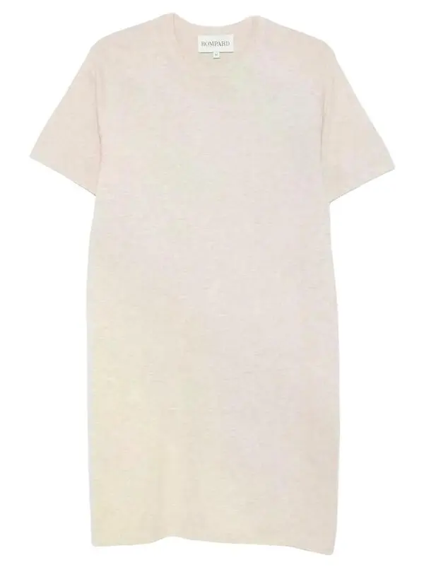 Eric Bompard Round-neck Mini T-shirt Dress - Neutrals