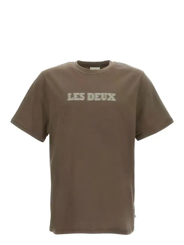LES DEUX Brady T-shirt - Brown