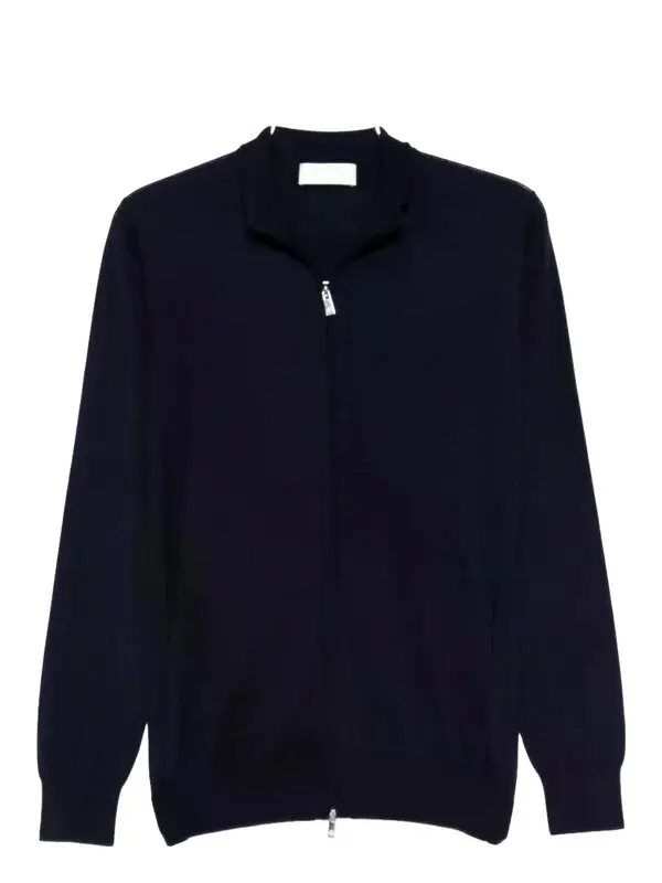 DELLA CIANA Zip-fastening Cardigan - Blue