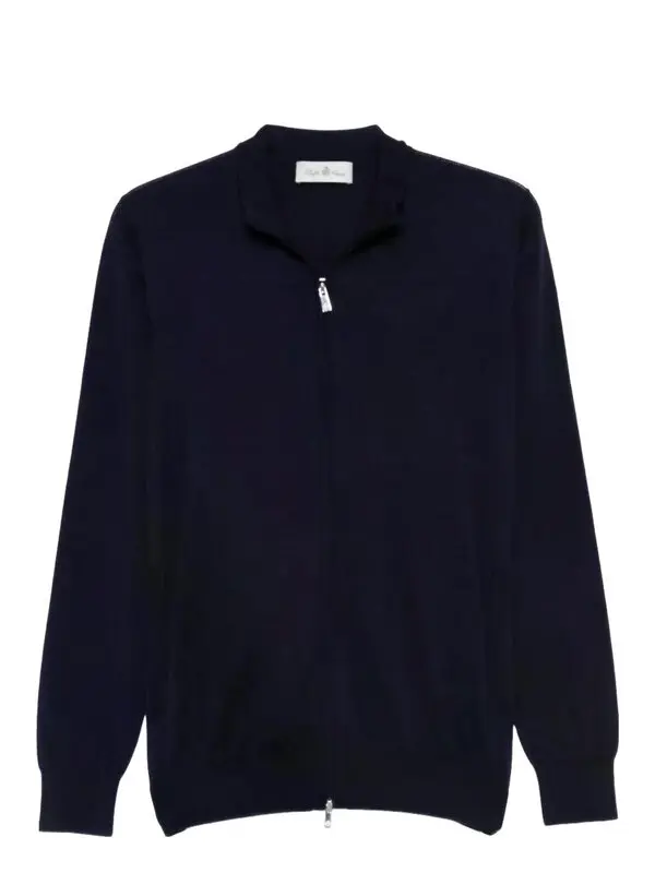 DELLA CIANA Zip-fastening Cardigan - Blue