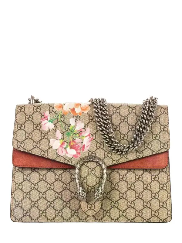 Gucci Dionysus Floral-print Chain Shoulder Bag - Neutrals