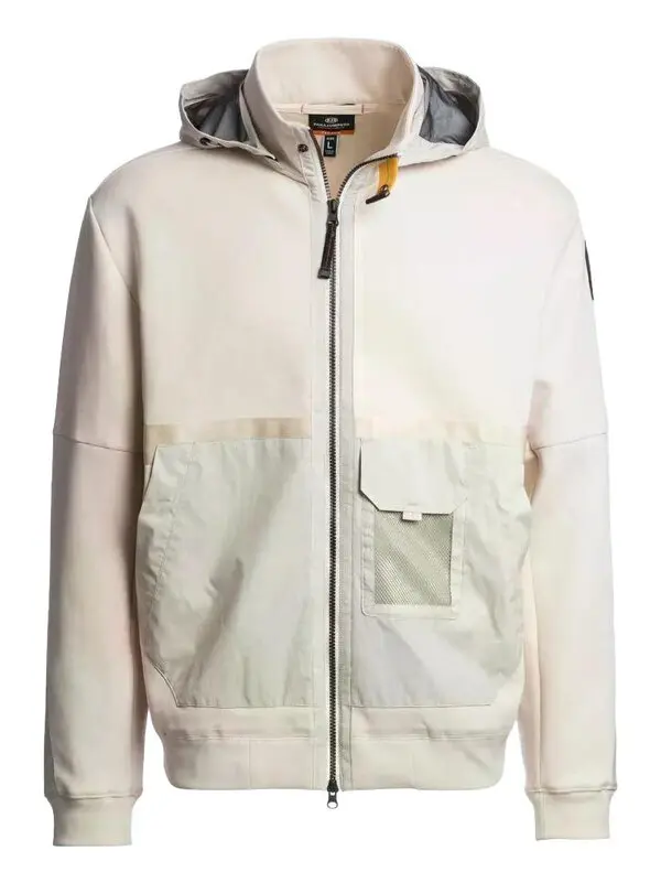 PARAJUMPERS Zip-up Hooded Jacket - Neutrals