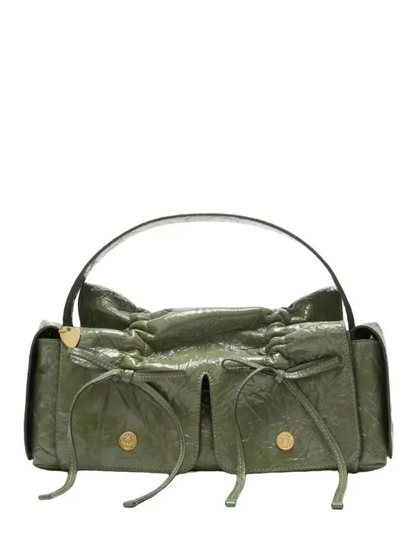 Acne Studios Gathered Drawstring Shoulder Bag - Green