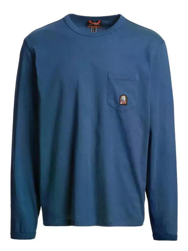 PARAJUMPERS Chest-pocket Long-sleeve T-shirt - Blue