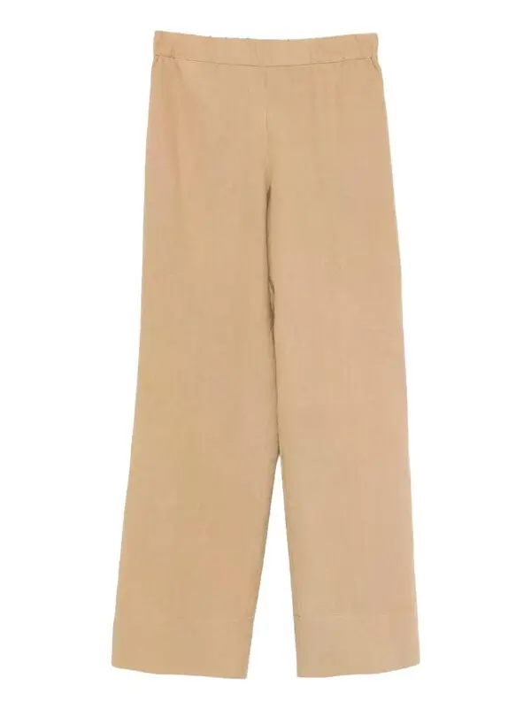 WHYCI Elasticated-waistband Trousers - Neutrals