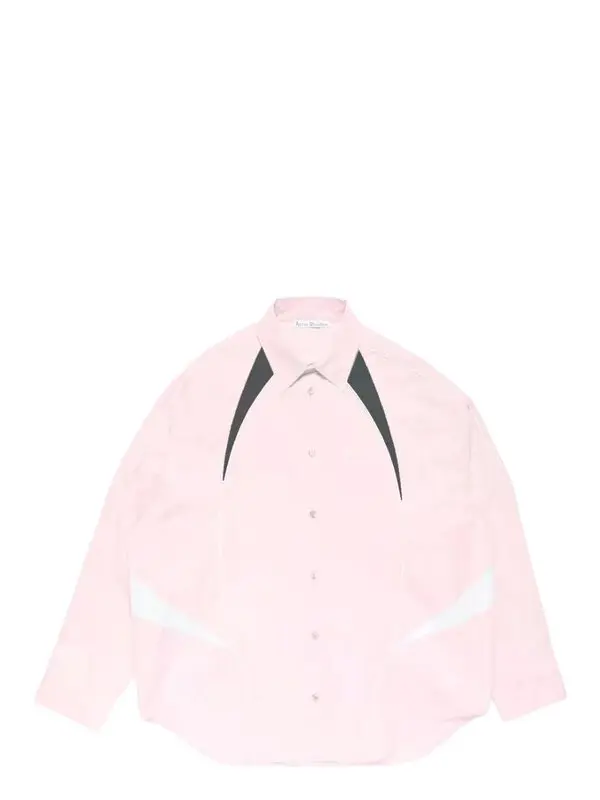 Acne Studios Button Piping Shirt - Blue